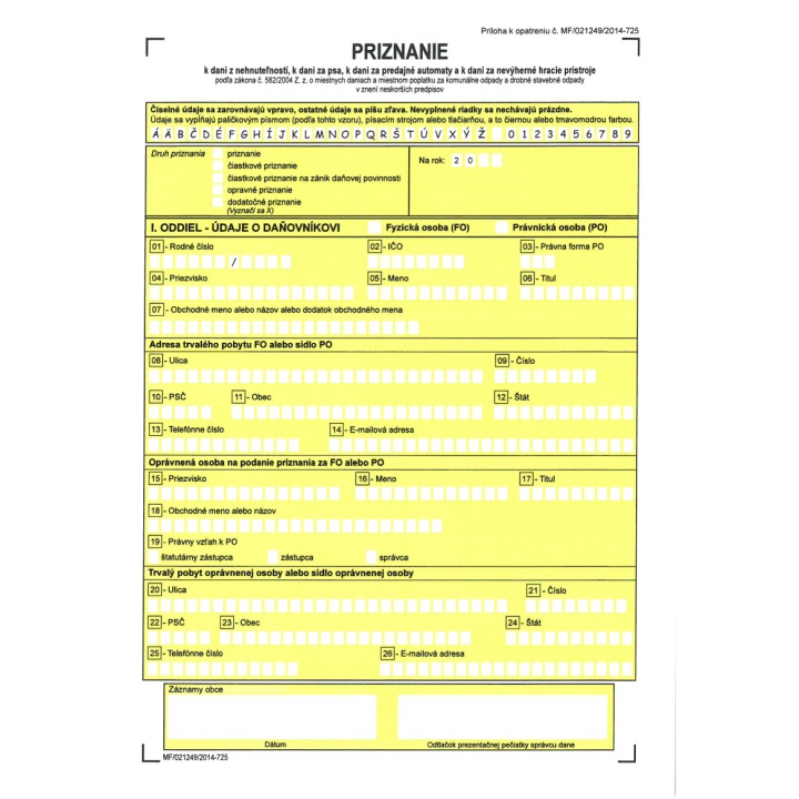Podanie daňového priznania do 31.januára 2024 - zmeny v dani z ...